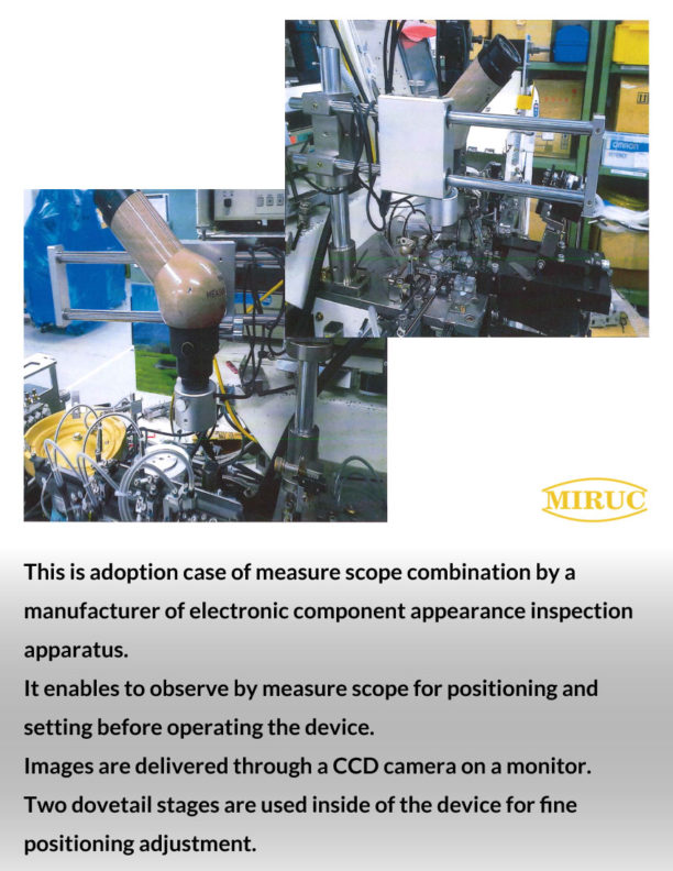Measuring Scopes Combination with Stages and Vacuum Tweezers – MIRUC ...