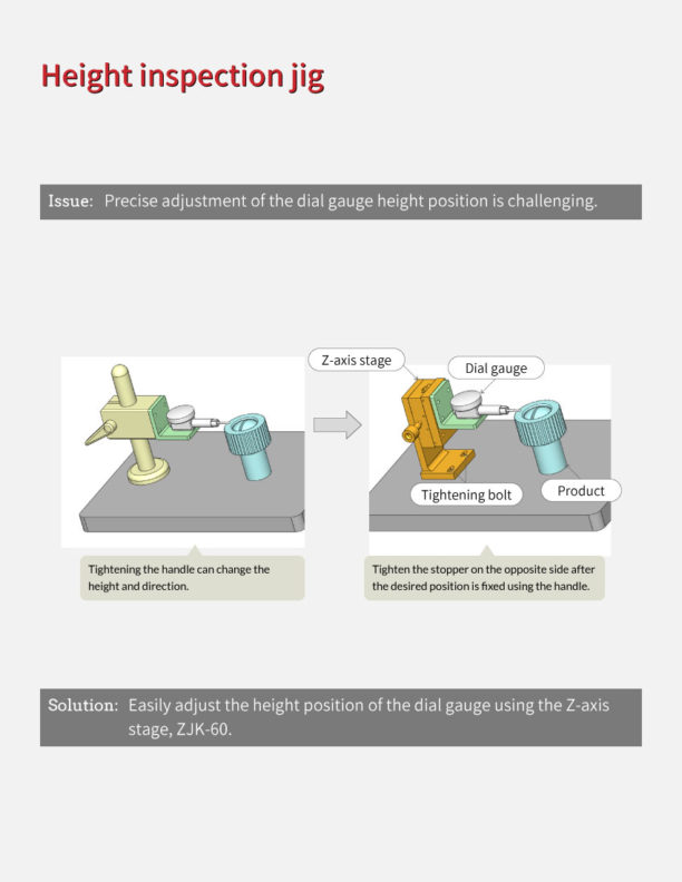 Height inspection jig – MIRUC OPTICAL CO., LTD.
